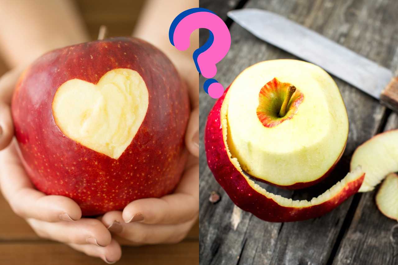 Mela con o senza la buccia, come va mangiata per non perdere le ...